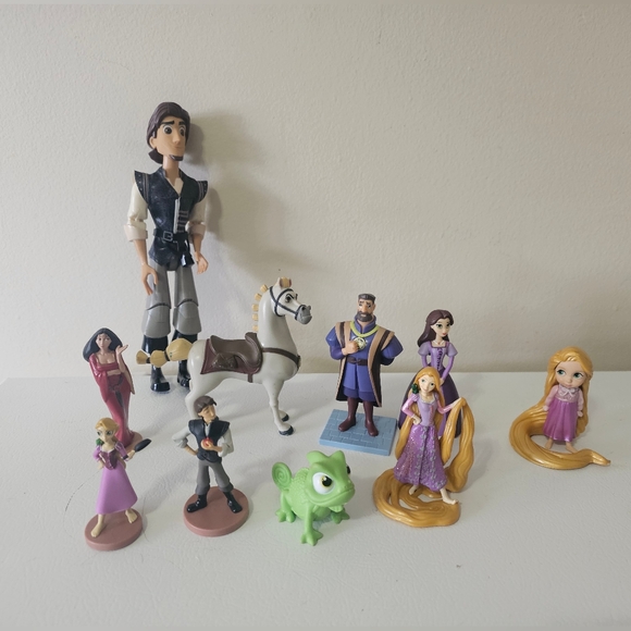 Disney | Toys | Disney Tangled Figures Set Of | Poshmark